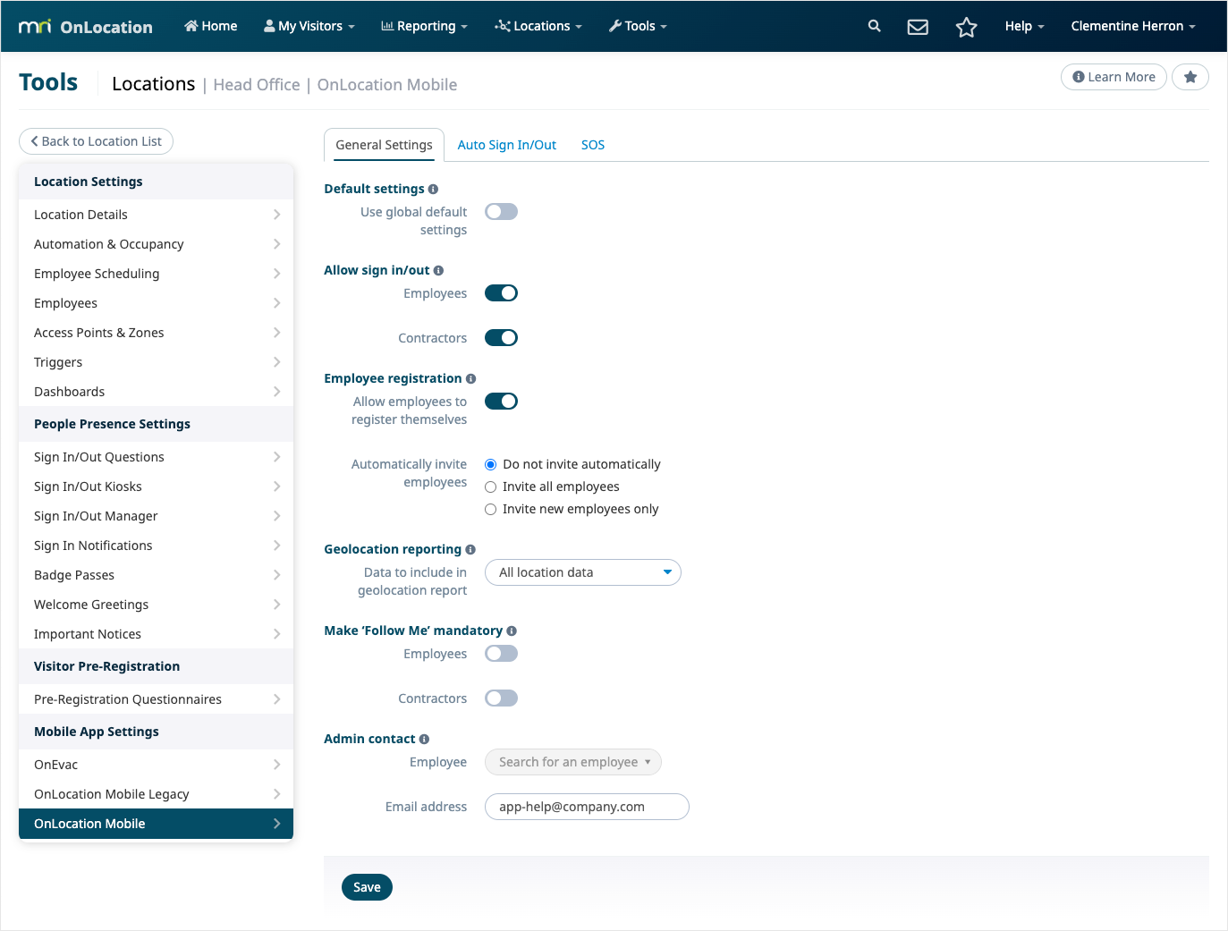Set up OnLocation Mobile for a location – MRI OnLocation | Help Center