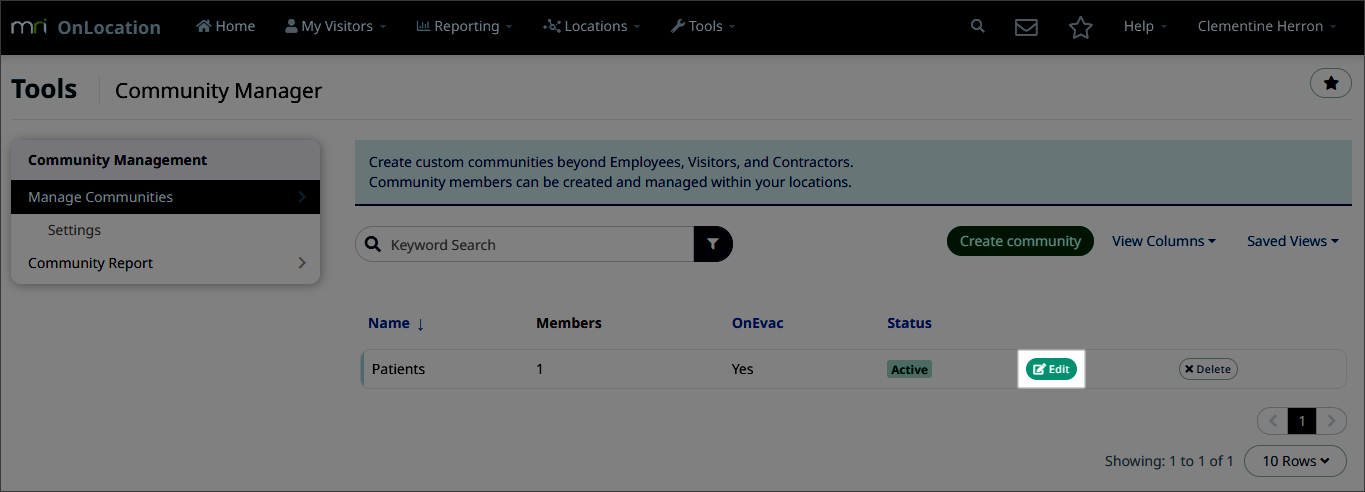 Add custom fields to your community profiles – MRI OnLocation | Help Center